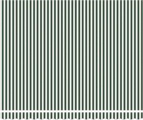 Stahovací markýza Zelená a bílá 400 × 300 cm Textil a kov 3330731