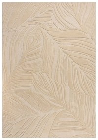 Flair Rugs, Kusový koberec Solace Lino Leaf Natural, 120x170, béžová, ložnice