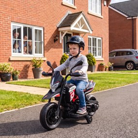 AIYAPLAY dětská elektrická motorka Aprilia 6 V, červená