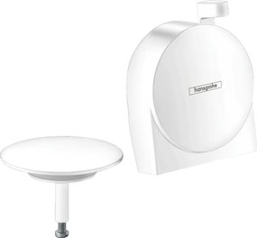 Hansgrohe Exafill S, vrchní sada vanového výtoku, odtokové a přepadové soupravy, matná bílá, HAN-58117700