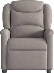 Elektrické masážní polohovací křeslo taupe textil 3303191
