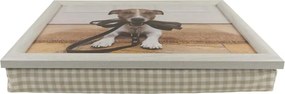 Podnos na nohy se psem Jack Russell - 43*33*7cm