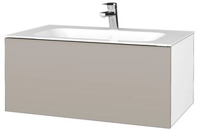 Dřevojas Koupelnová skříň VARIANTE SZZ 80 Varianta: N01 Bílá lesk / N07 Stone