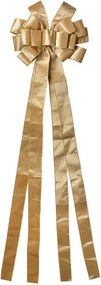 Zlatá dekorační mašle Bow - 33*135 cm