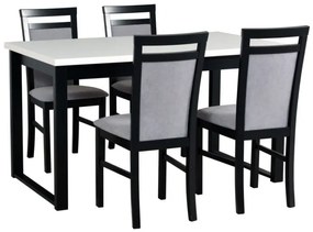 Drewmix jídelní židle MILANO 5 dřevo: černá, potahový materiál: látka