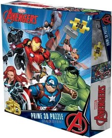 PRIME 3D Puzzle Avengers / 3D efekt / 300 dílků / 31 x 46 cm