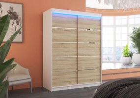 Posuvná skříň s LED osvětlením LUFT 150