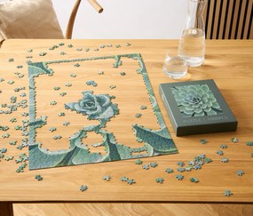 Tchibo - Puzzle »Sukulenty« - barva: zelená