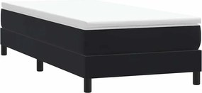 Postel Box Spring bez matrace černá 90x220 cm samet 3315857