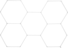 Toolight Toolight, LED stropní svítidlo HEXAGON 5 modulů, JNH051-H, bílá, OSW-56243
