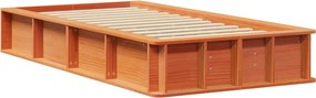 Rám postele Voskově hnědá 90 x 200 cm Masivní borové dřevo 3385735