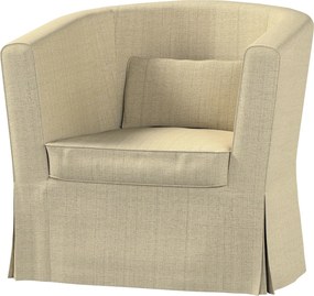 Potah na křeslo IKEA Ektorp Tullsta barva béžová látka pletený vzor