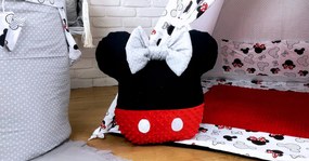 Dětský stan TEEPEE (TÝPÍ) EXCLUSIVE s doplňky - MYŠKA MINNIE - červený