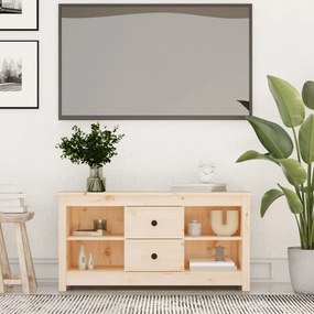 TV skříňka 103 x 36,5 x 52 cm masivní borové dřevo