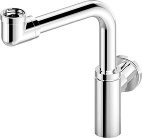 Sapho - Umyvadlový sifon šetřící místo, 5/4 odpad 32mm, kulatý, chrom SI511-EL
