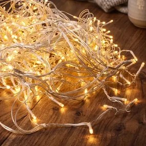 Solight LED vánoční závěs - rampouchy / 400 LED / 20m / přívod 3m / 8