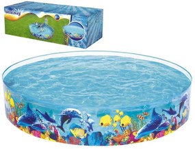 Dětský bazén s pevnou stěnou 244 x 46 cm