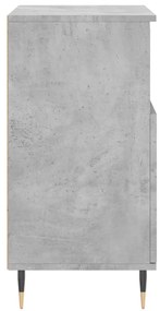 Příborníky 2 ks betonově šedé kompozitní dřevo,  3190121