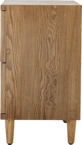 BLOOMINGVILLE Komoda VESTER hnědá 61x56cm