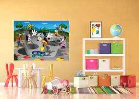 Dětská vliesová fototapeta na zed' Mickey Mouse na Skateboardu, Disney | 155 x 110 cm | DFTDNM 5229