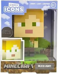 Paladone Lampa Alex Icon Light Minecraft / Stolní lampa / 2x AA