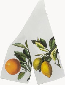 Sada lněných utěrek Orange & Lemon, 2 díly