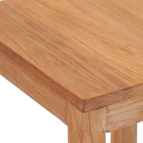 vidaXL Barové stoličky 4 ks masivní teakové dřevo [287233]
