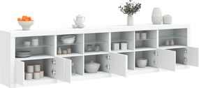 Příborník s LED osvětlením bílý 283 x 37 x 67 cm 3209016