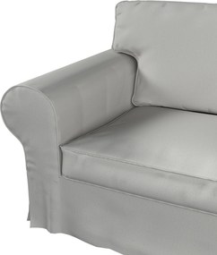 Potah na pohovku IKEA Ektorp 2-místná s lenoškou barva šedá látka pletený vzor