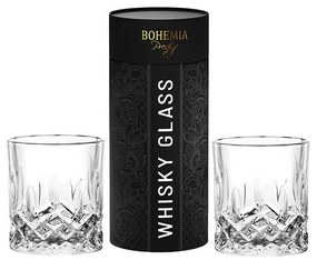 BOHEMIA PRESTIGE CLASSICO SKLENICE NA WHISKY V TUBĚ 300ML SADA 2KS