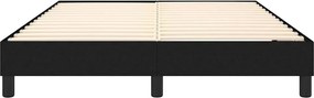 Rám postele s boxspringem černý 140 x 200 cm textil 3120518