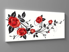 Liox Obraz na plátně růže Rozměr: 120 x 55 cm