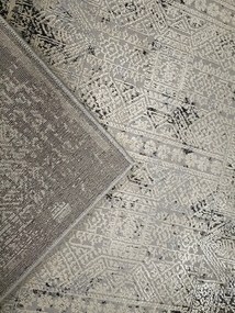 BE Koberec Deluxe 9090 GREY - šedý obdélníkový Rozměr: 60x100 cm
