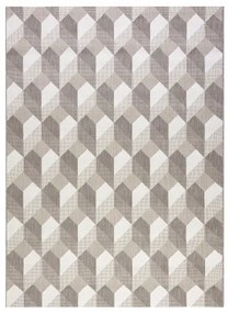 koberec FLAT 48624/686 SISAL 3d kostka velikost 160x230 cm | krásné koberce cz