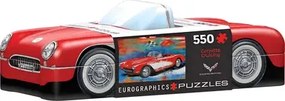 EUROGRAPHICS Puzzle v plechové krabičce Corvette / 550 dílků / 48 × 33