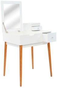 Toaletní stolek se zrcadlem MDF 60 x 50 x 86 cm 245752