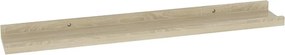 Nástěnné police 4 ks dub sonoma 60 x 9 x 3 cm 326685