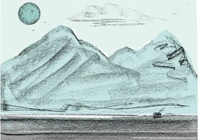 Přemysl Černý | Severní země Rám: Bílý, Velikost: 40 x 60 cm