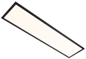 Modern LED paneel zwart 25x100 cm incl. LED dim to warm - Armstrong