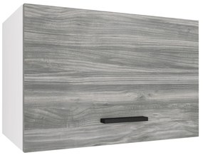 Kuchyňská skříňka Belini nad digestoř 60 cm šedý antracit Glamour Wood  TOR SGP60/2/WT/GW1/0/B1