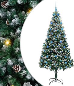 Umělý vánoční stromeček Zelená 210 cm PVC, ocel a plast 3396280