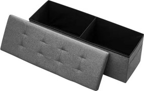Skládací úložný taburet VEVOR, 540 × 345 × 345 mm – 1100 × 380 × 380 mm