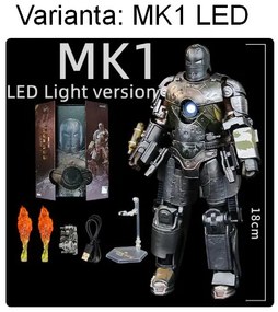 Svítící akční figurky Marvel - Iron Man Varianta: MK 1 LED