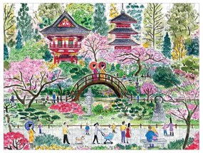 Galison Puzzle Japonská čajová zahrada 300 dílků