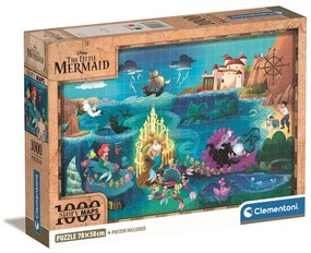 Puzzle Disney Maps - Malá mořská víla