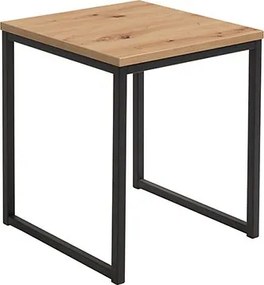 Nábytkáři BRW stolek AROZ LAW/50 dub artisan/černý kovový rám