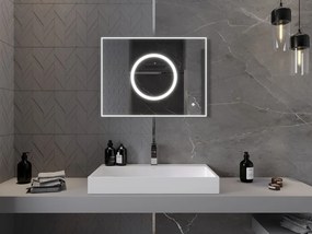 Mexen Koga podsvícené koupelnové zrcadlo 80 x 60 cm, LED 6000K, proti mlze - 9821-080-060-611-00