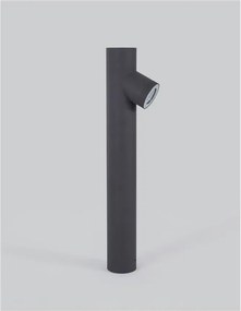 NV 9291702 Venkovní sloupkové svítidlo RAMO tmavě šedý hliník skleněný difuzor GU10 1x7W 220-240V IP65 bez žárovky - NOVA LUCE