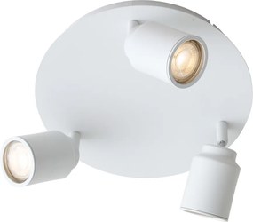 Moderní koupelnový reflektor bílý 3-světla IP44 - Ducha