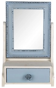 Stolní kosmetické zrcadlo se šuplíčkem Jessi - 25*14*38 cm